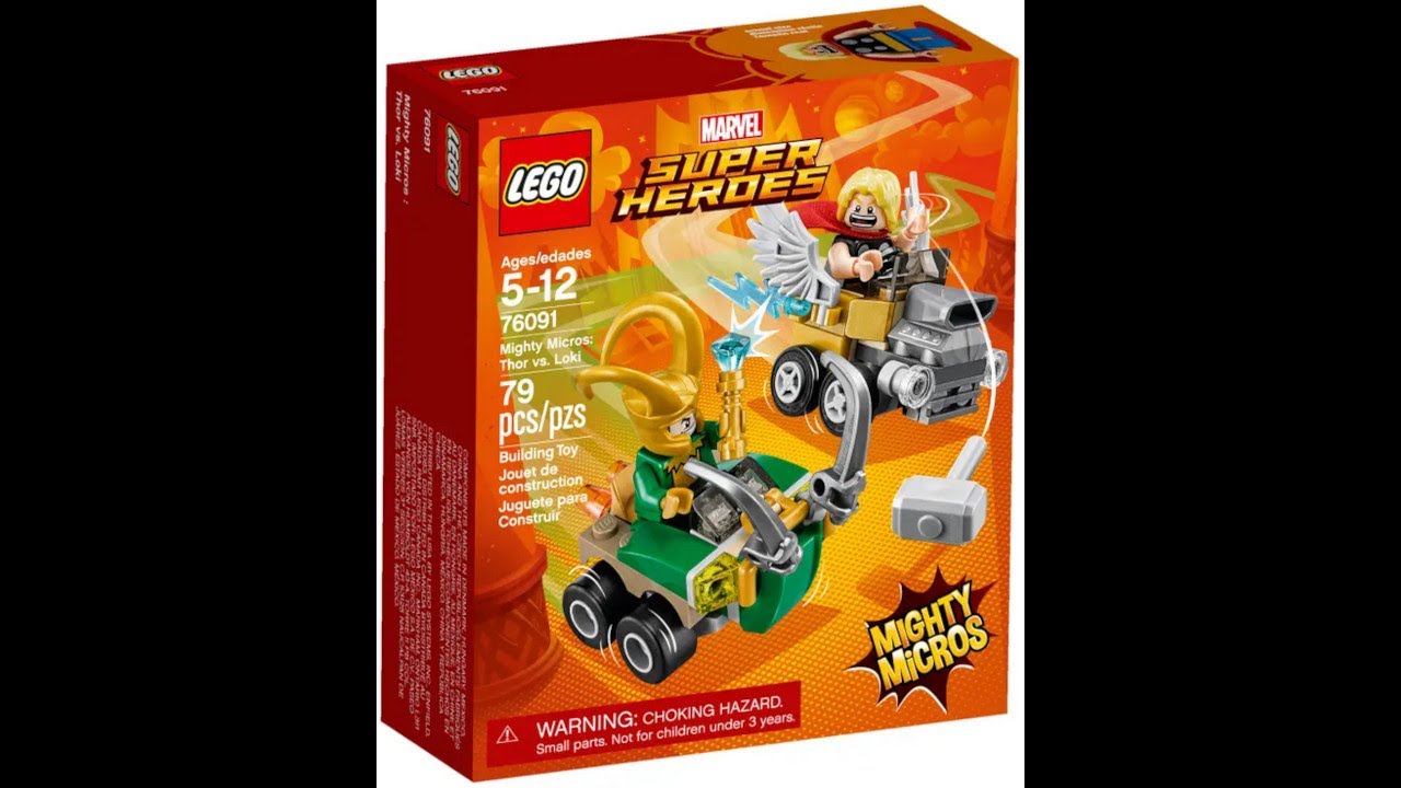LEGO Instructions | Marvel | 76091 | Mighty Micros: Thor vs. Loki ...
