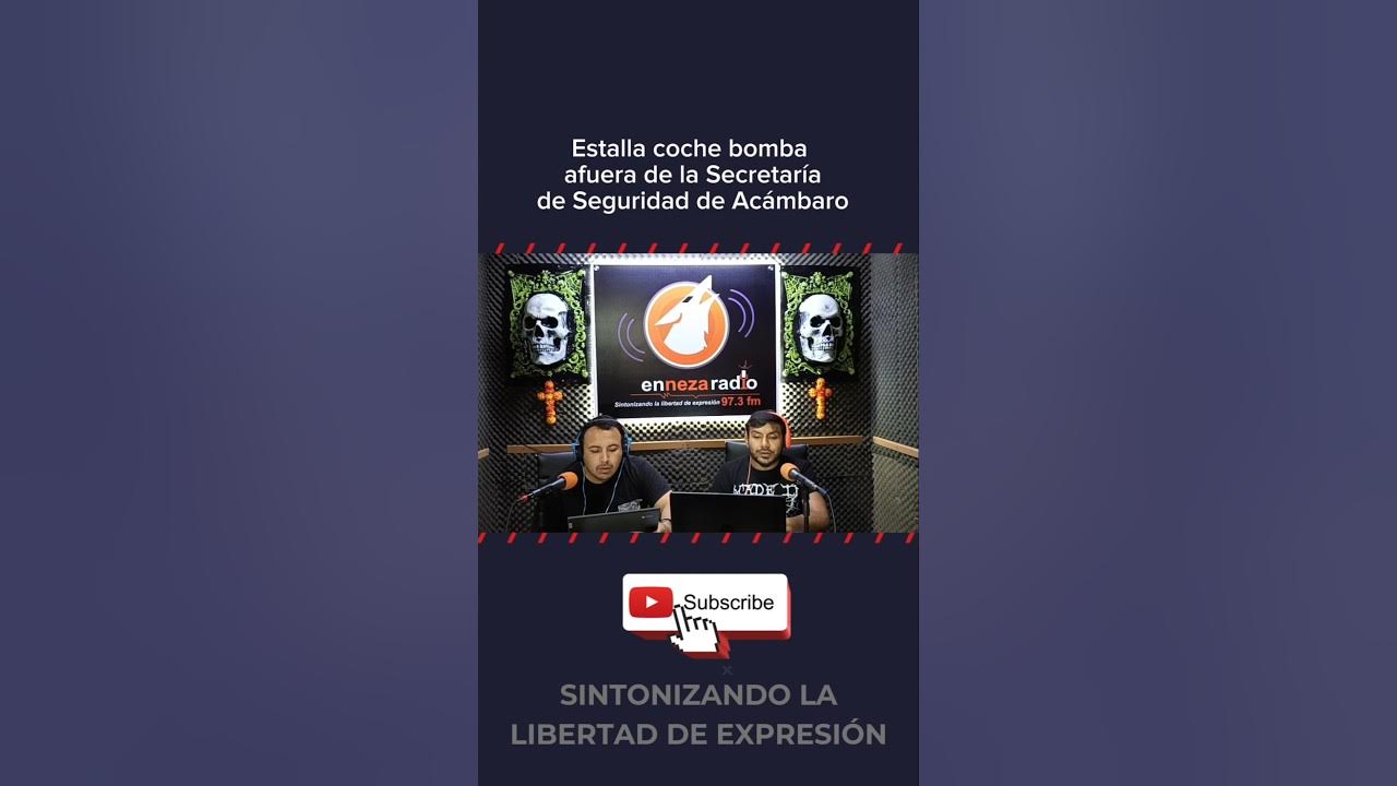 Estalla coche bomba afuera de la Secretaría de Seguridad de Acámbaro, Guanajuato #noticias - YouTube