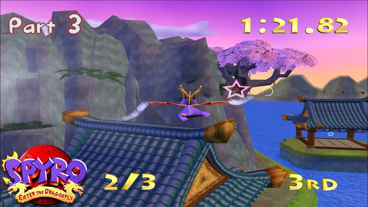 Let's Play Spyro: Enter the Dragonfly - Part 3: Dragonfly Dojo's Banzai ...