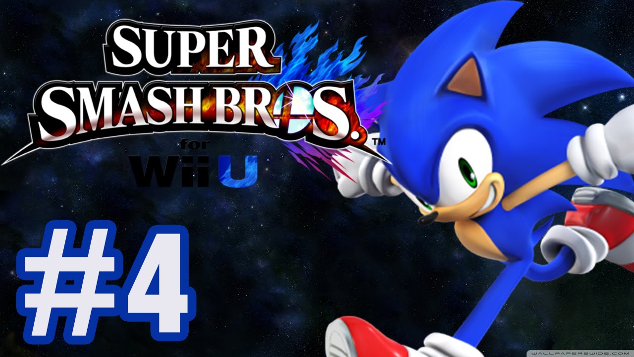 SUPER SMASH BROS On-Line #4 - Sonic (Wii U) - YouTube