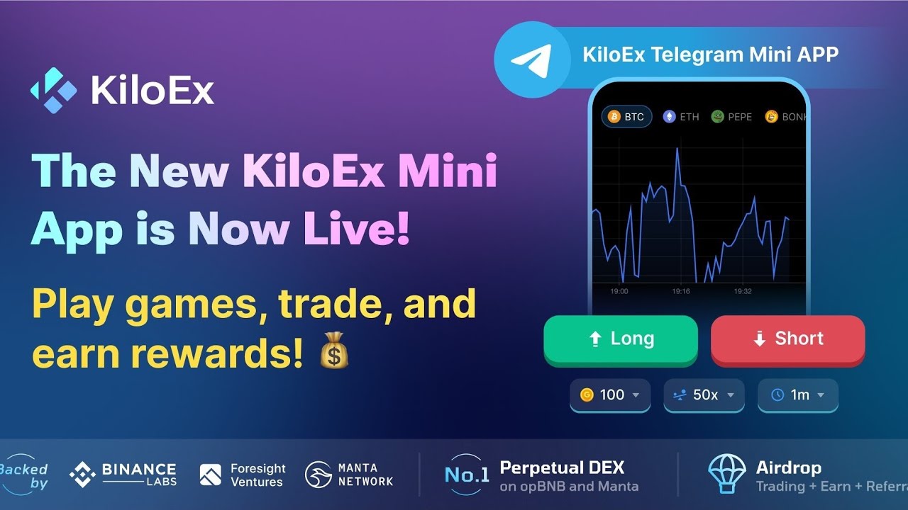 [ GRATIS ] Airdrop KiloEx Mini App Telegram Akhirnya KiloEx Meluncurkan ...
