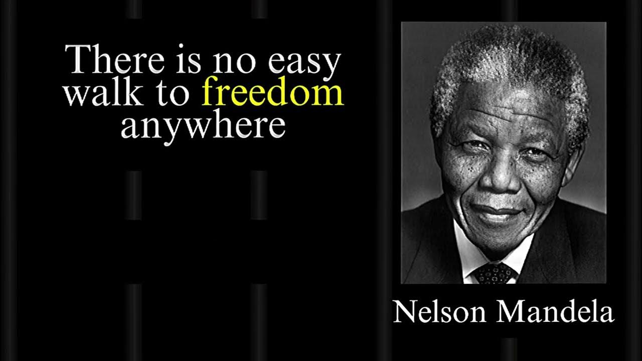 Nelson Mandela | there is no easy walk to freedom | #motivation #shorts ...