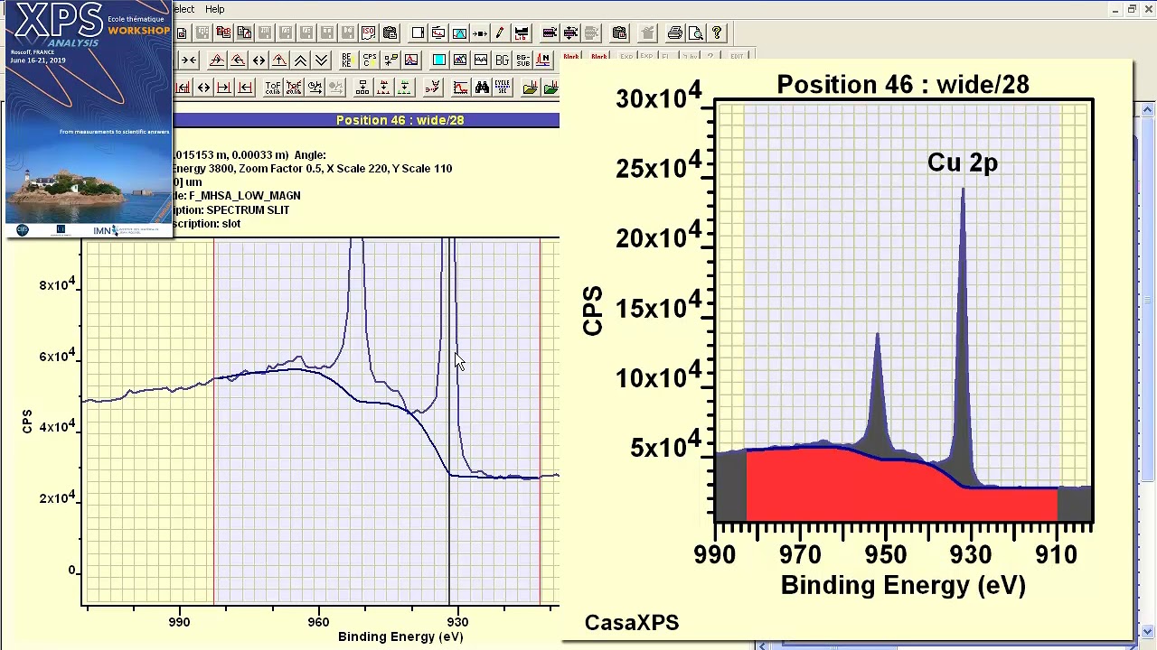 Basics of Quantification Regions in CasaXPS - YouTube
