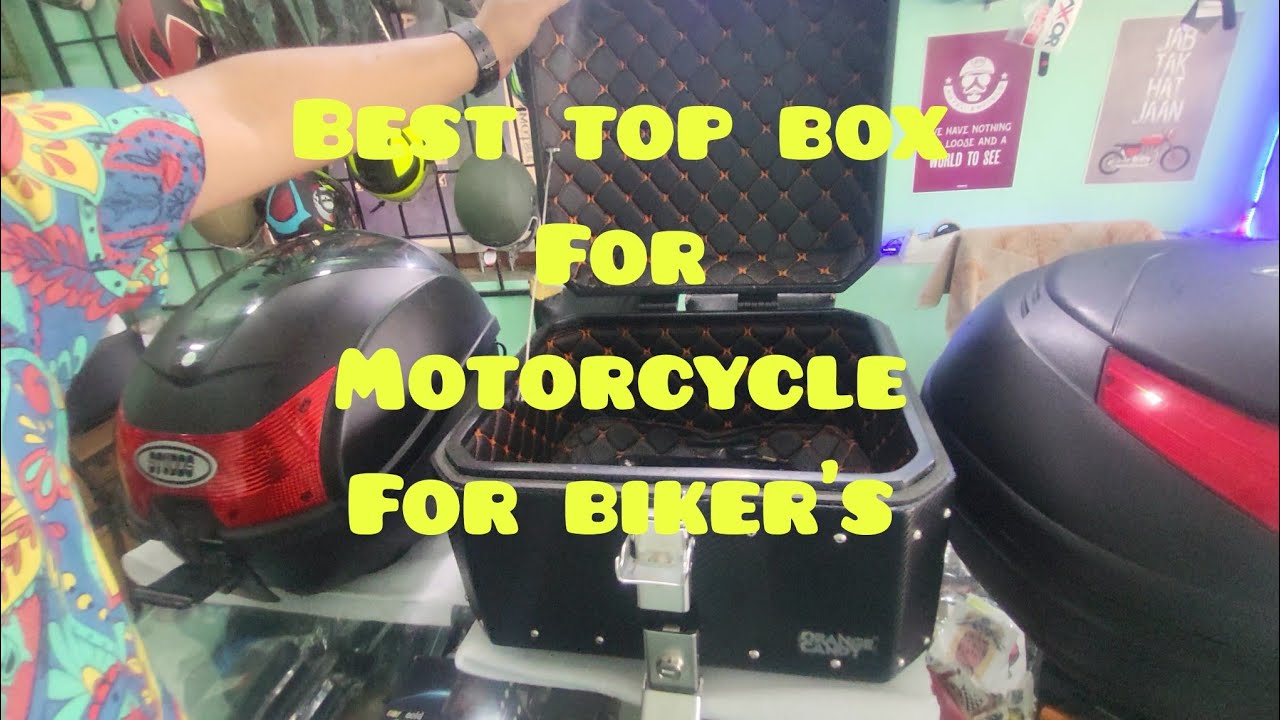 Best Luggage top box for motorcycle - YouTube