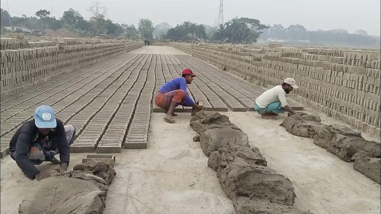 Make Bricks clay # - YouTube