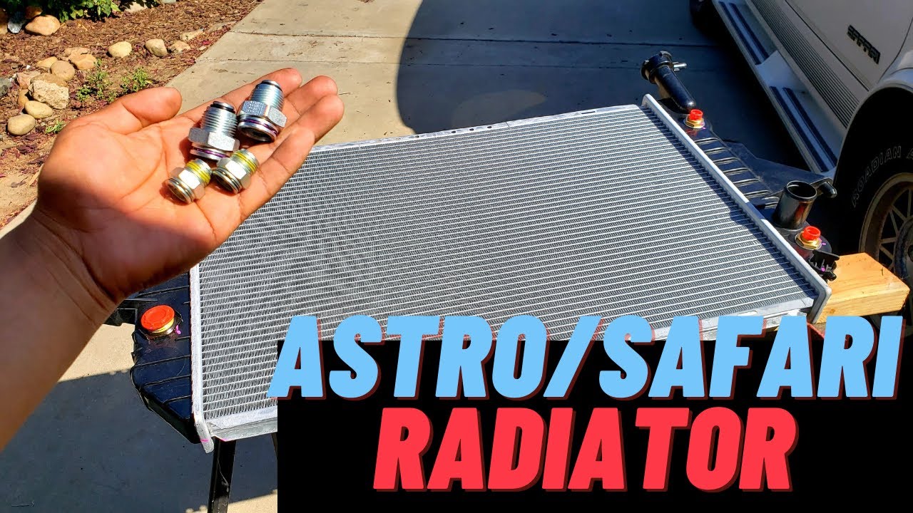 How To Replace the Radiator Astro / Safari - YouTube