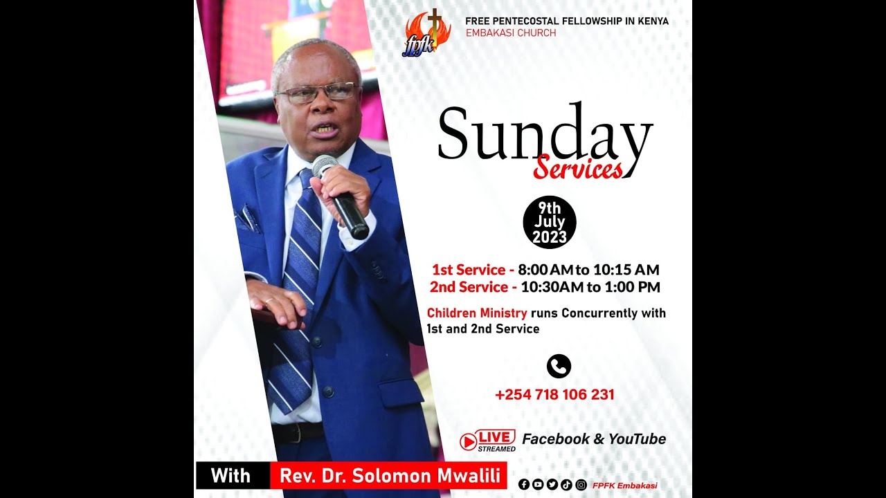 FIRST SERVICE || 9TH JULY, 2023 - YouTube