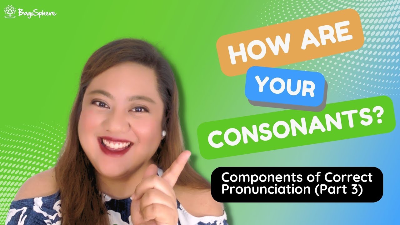 How confident are you in pronouncing your consonants? - YouTube