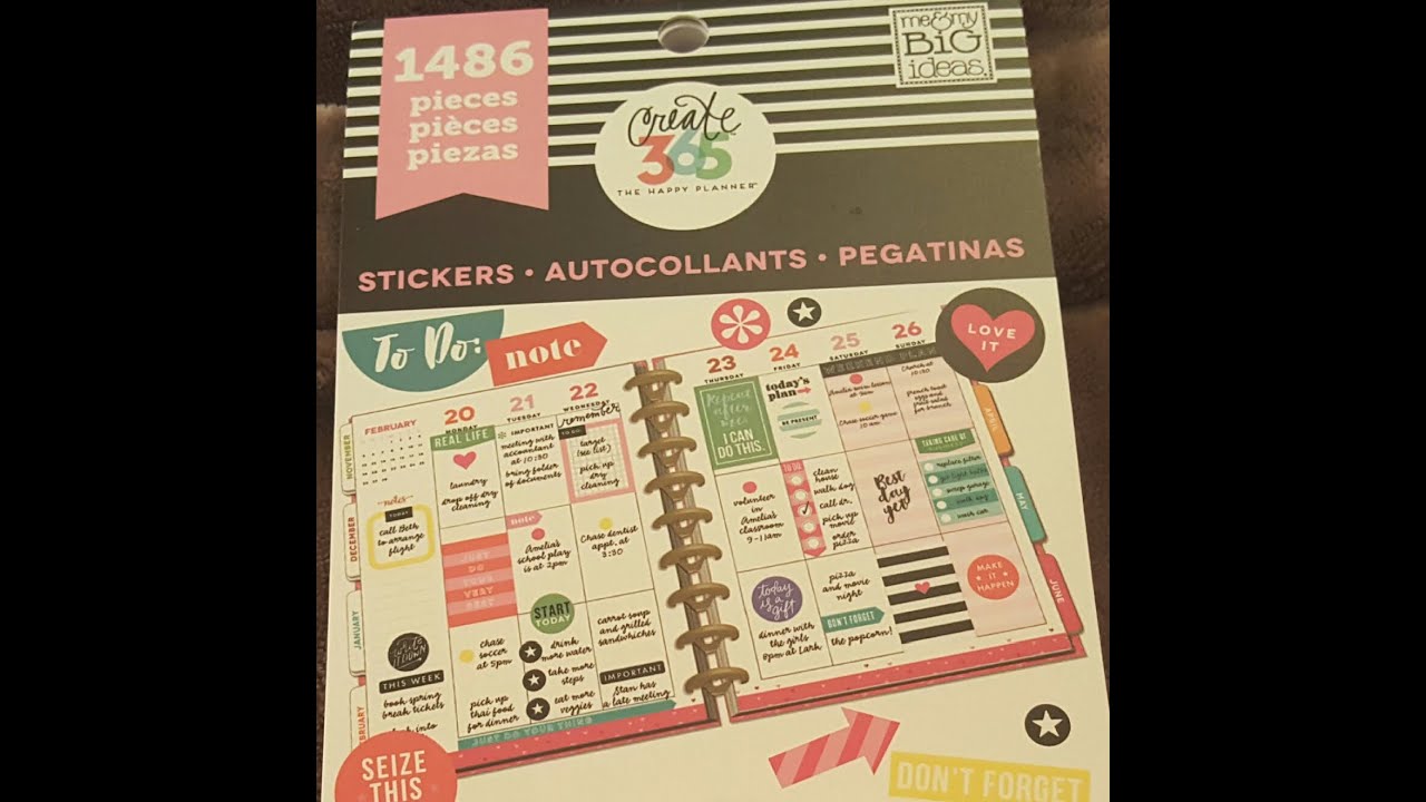In depth look at the MAMBI sticker value Pack - Everyday Plans - YouTube