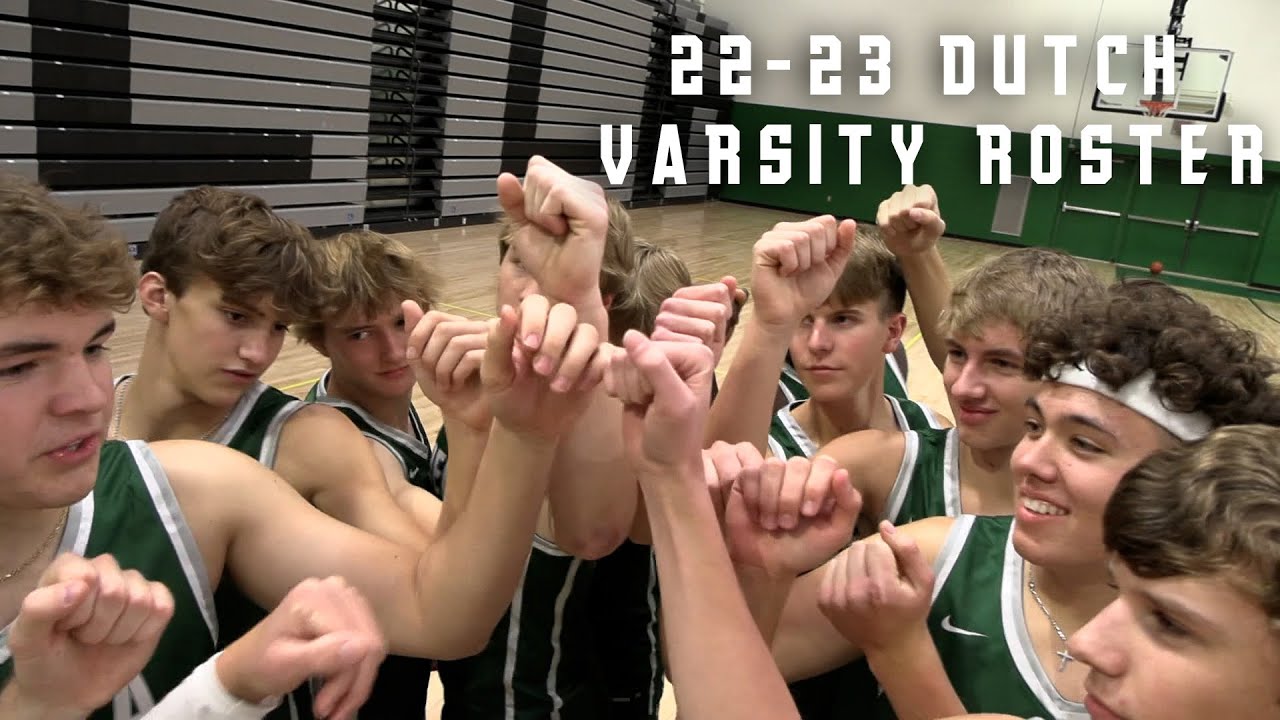 22-23 Pella Dutch Varsity Roster - YouTube