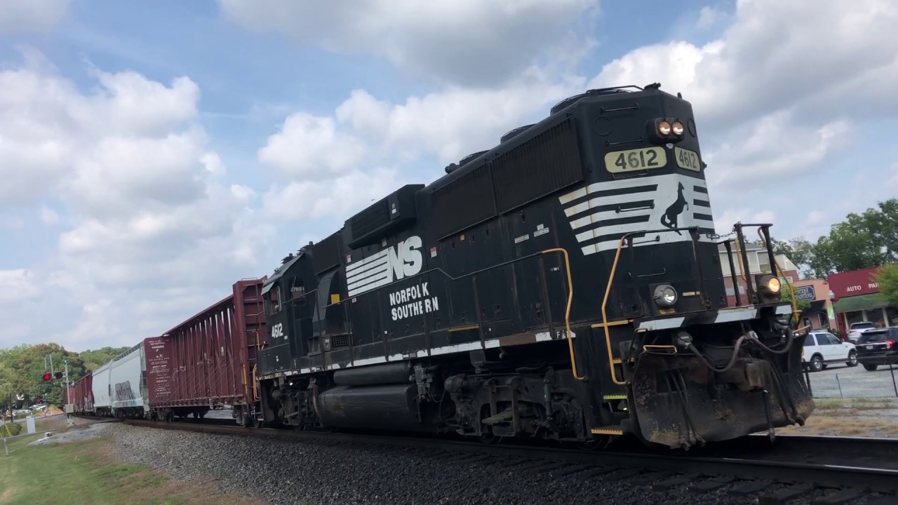 NS 4612 (Running LHF) Leads P56 (SB) Thru Norcross, GA 9/14/19 - YouTube