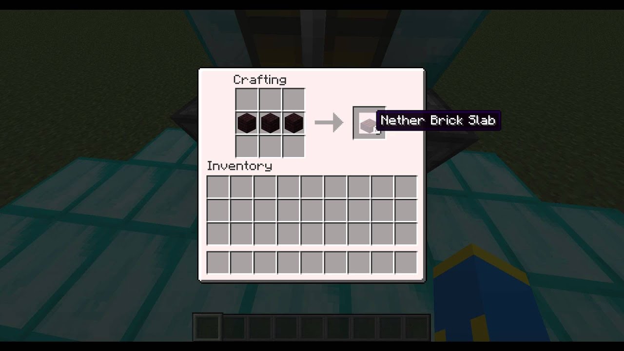 Minecraft Jak zrobić Płytę z Netherowej Cegły / Minecraft How to make ...