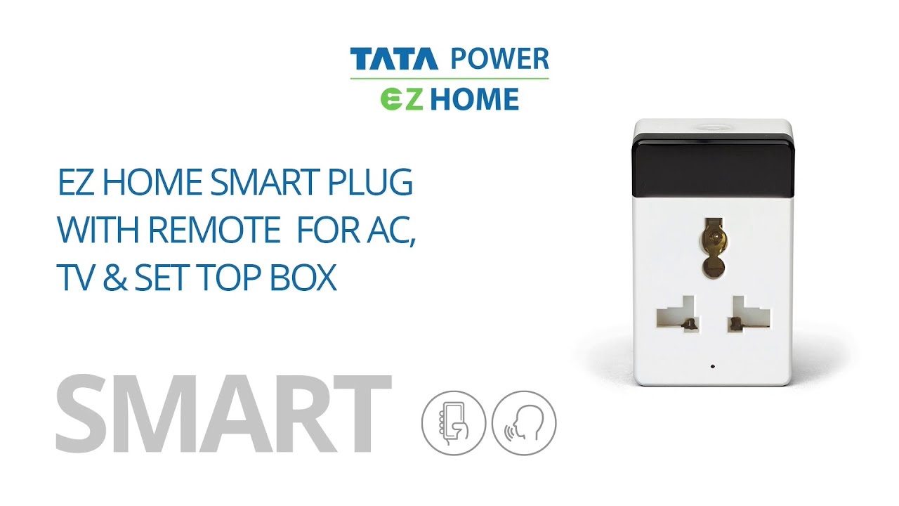 Tata Power EZ Home Smart Plug with Remote for AC, TV & Set Top Box ...