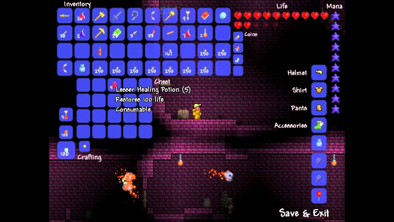 Let's Play Terraria - 18 - Dungeon Raiding - YouTube