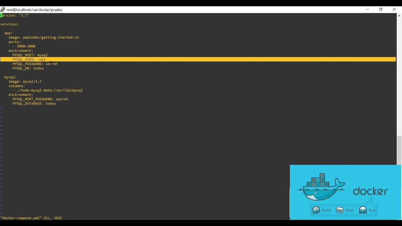 Docker-compose. Ejercicio Practico - YouTube