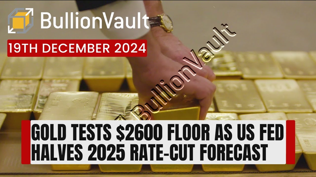 Gold Tests $2600 Floor as US Fed Halves 2025 Rate-Cut Forecast - YouTube