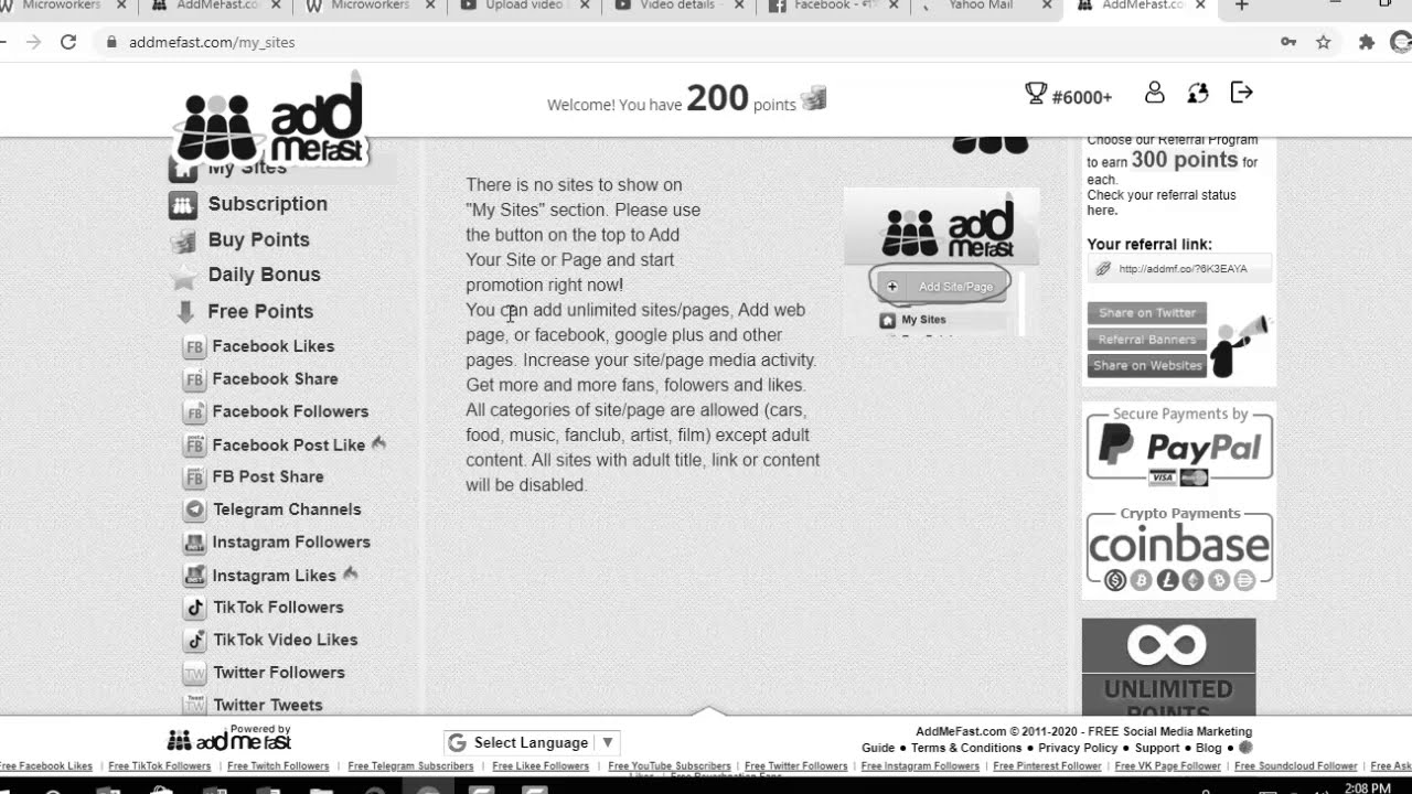 How to create Addmefast com site 2020 - YouTube