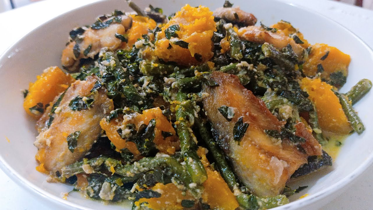 Ang Sarap Talaga Sa Rice Ng Ginataang Gulay With Fried Fish Na Ito ...