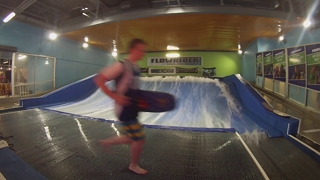 FlowRider in Ogden Utah Salomon Center Pro Flowboarding Contest Go Pro ...