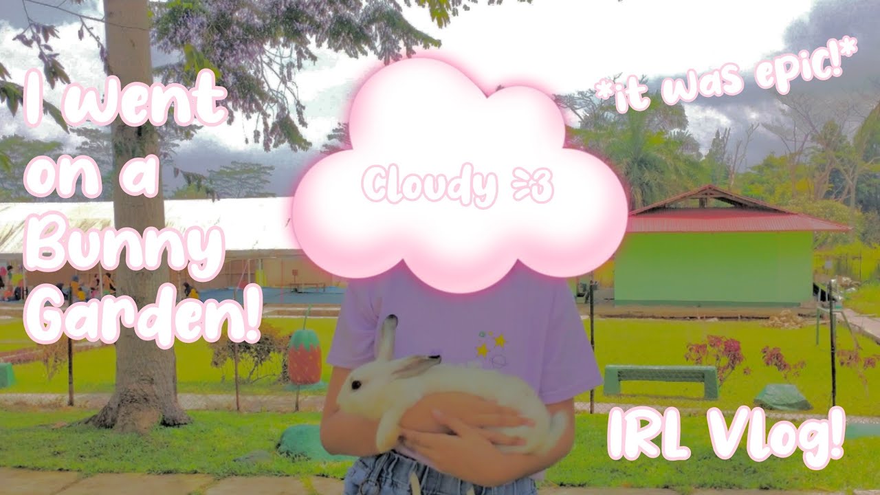 I went to a Bunny Garden!! *IRL VLOG* - YouTube