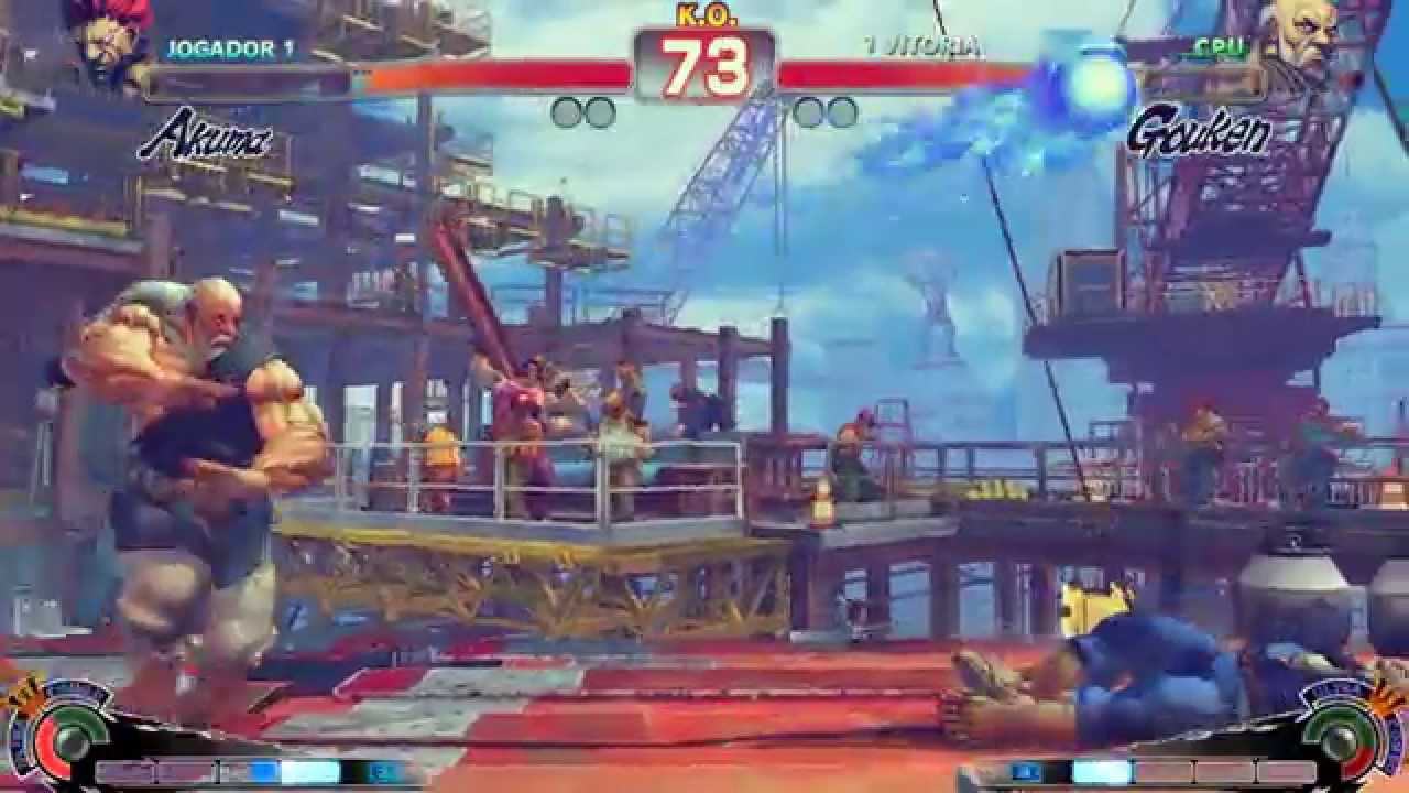 Batalha do Ultra Street Fighter IV: Akuma vs Gouken - YouTube