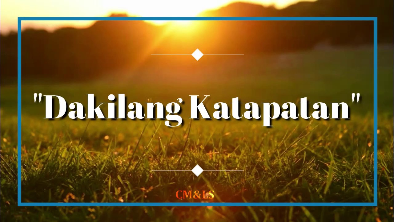 "DAKILANG KATAPATAN" | LYRIC VIDEO - YouTube