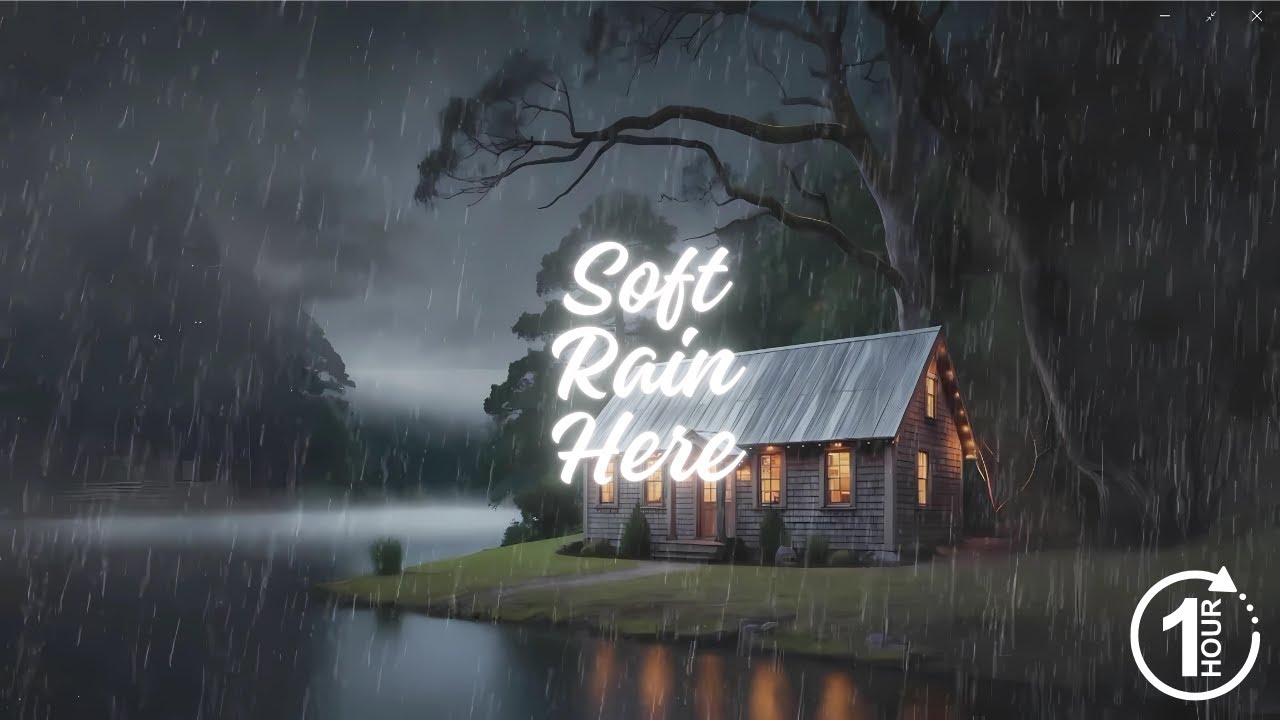 ASMR SOFT RAIN SOUND, RELAXING RAIN SOUND, COMFORTING RAIN SOUND FOR ...