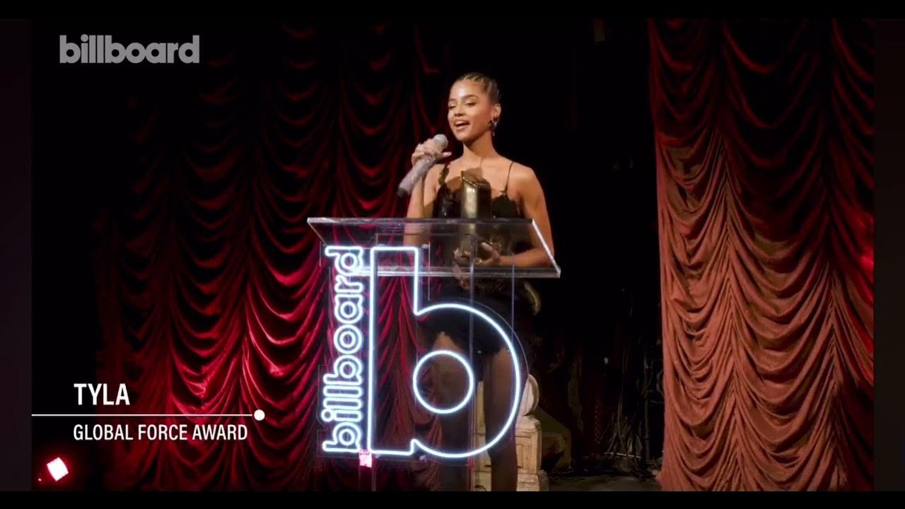 Tyla Water wins the billboard Global Force Award. #africa #southafrica #music - YouTube