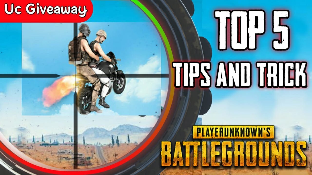 PUBG NEW 5 TIPS AND TRICK || PUBG MOBILE TIPS AND TRICKS || UC GIVEAWAY ...