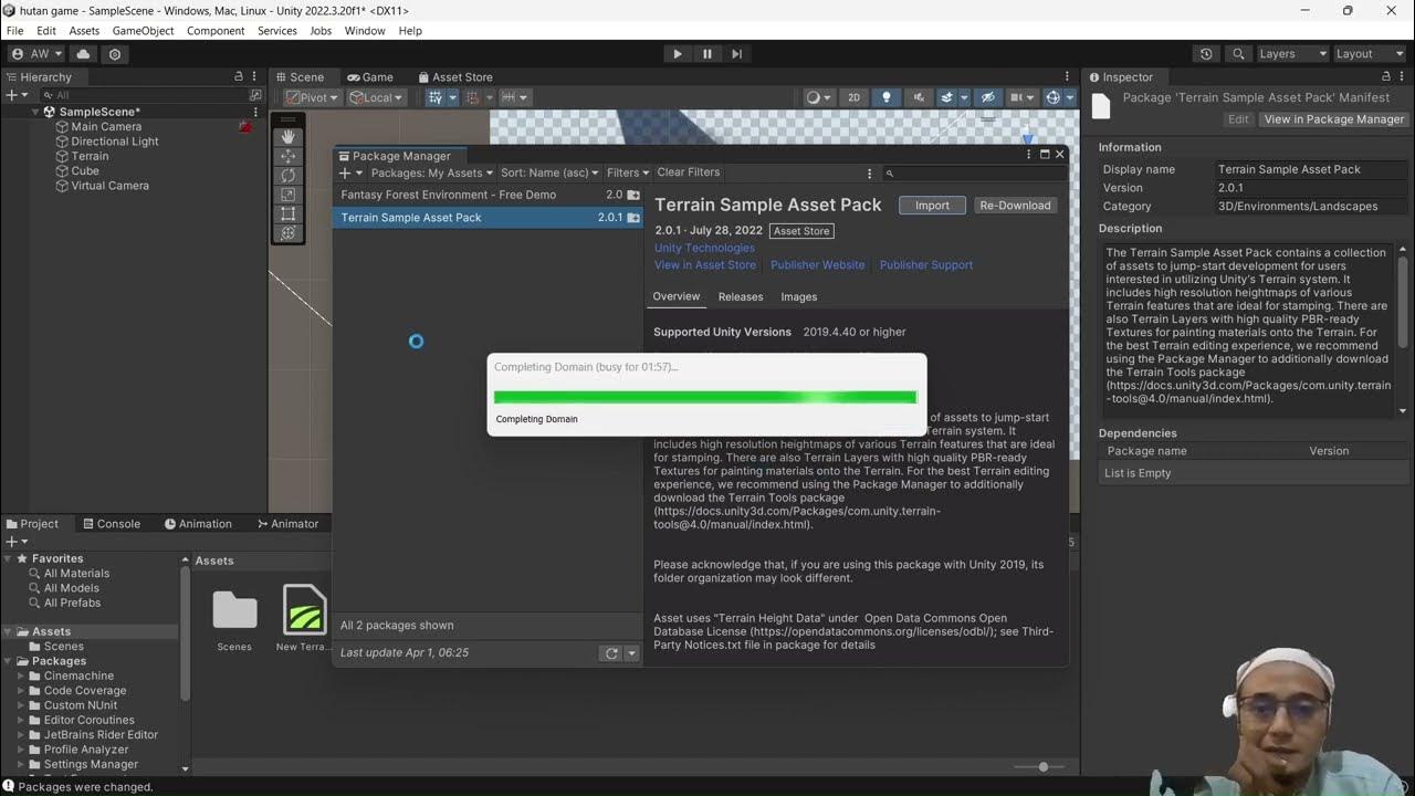 Unity-7-Belajar 3D Games Assets dan Packages - YouTube