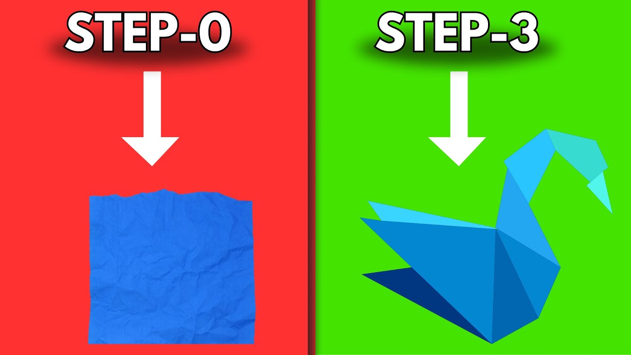 2024 Origami Swan Tutorial | How to Make Paper Swan Craft | DIY Origami ...