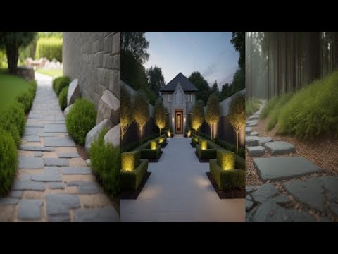 New Modern Exterior Pathway Design Ideas - YouTube
