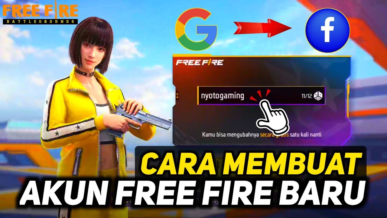 CARA MEMBUAT AKUN FREE FIRE BARU | CARA BUAT AKUN FF BARU - YouTube