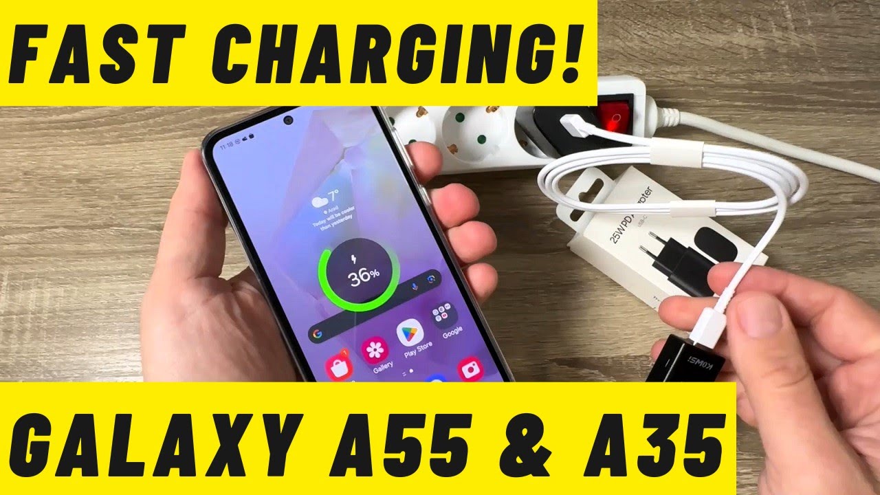 How to Enable FAST CHARGING on Samsung Galaxy A55 & A35 - YouTube