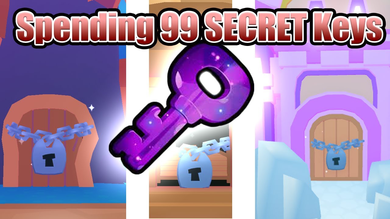 Spending 99 SECRET KEYS in pet simulator 99 - YouTube