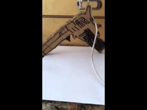 My cardboard desert eagle - YouTube