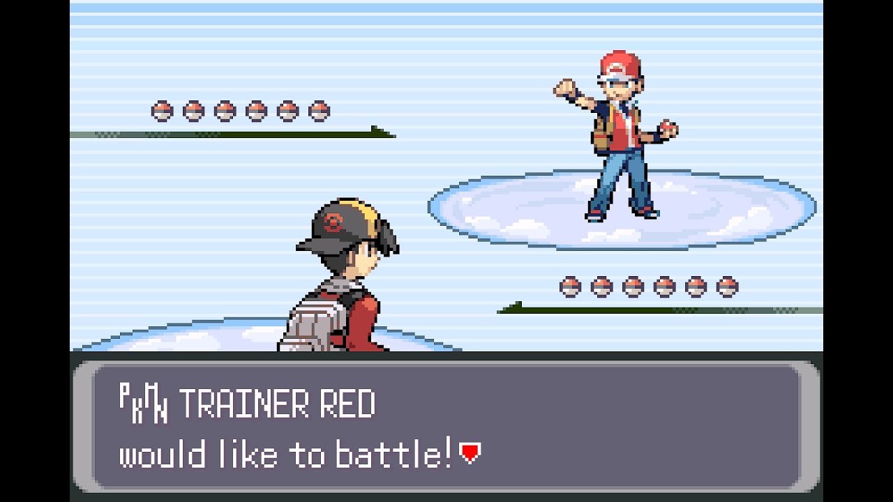 Pokemon Heart & Soul • Trainer Red - Mt. Silver - YouTube