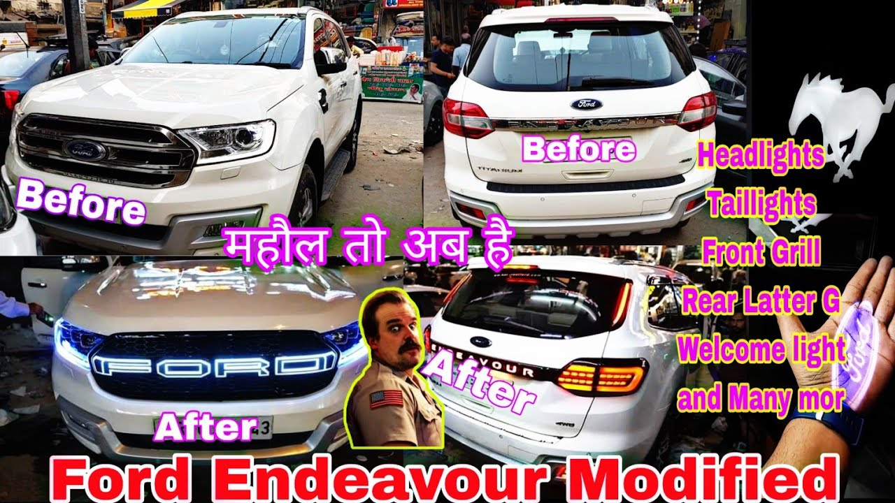 Endeavour Modified with Front grill|Ford Endeavour Modified|Endevour ...