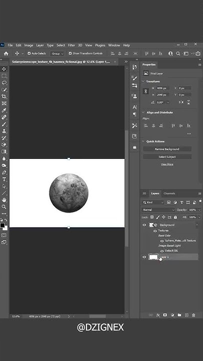 Make realistic 3D Planet in photoshop (Photoshop cc) - YouTube