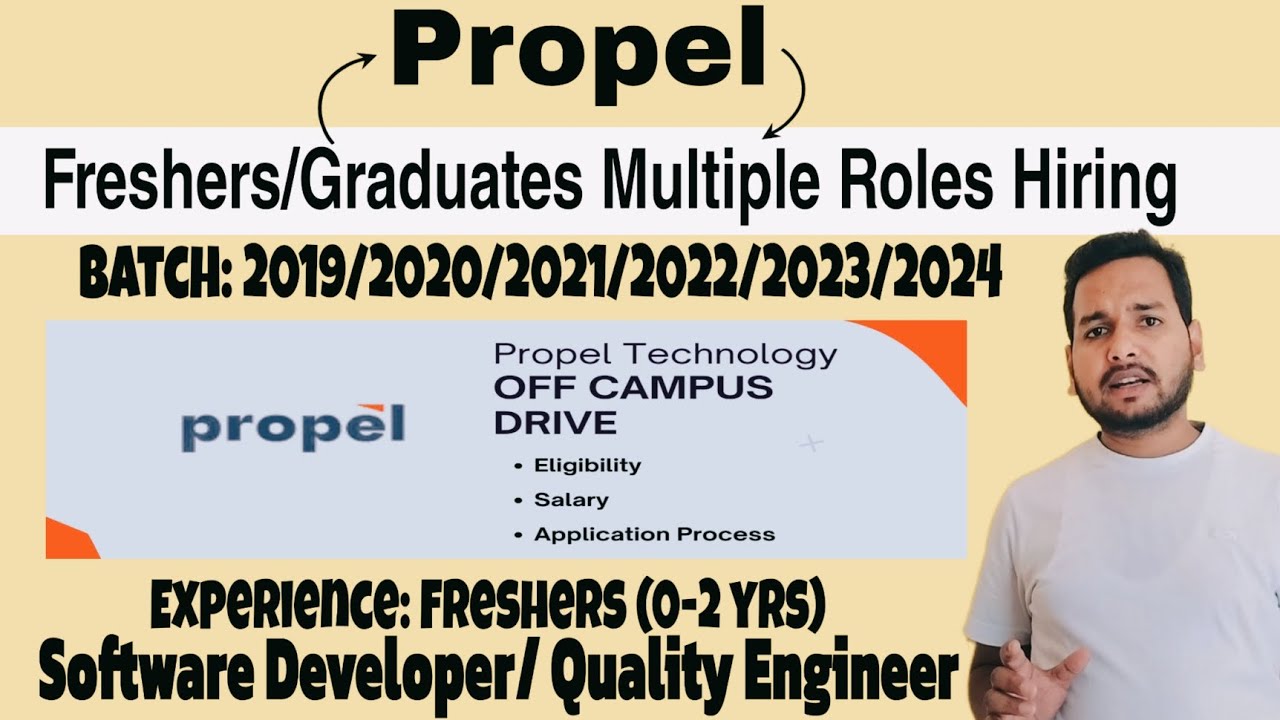 Propel Technology Biggest Off Campus Drive | Propel Hiring 2024 ...