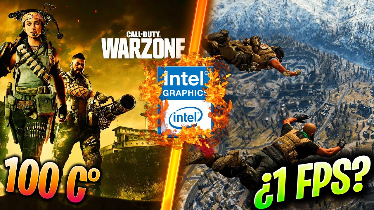 CALL OF DUTY WARZONE con graficas INTEGRADAS | 1 FPS ?? UHD GRAPHICS ...