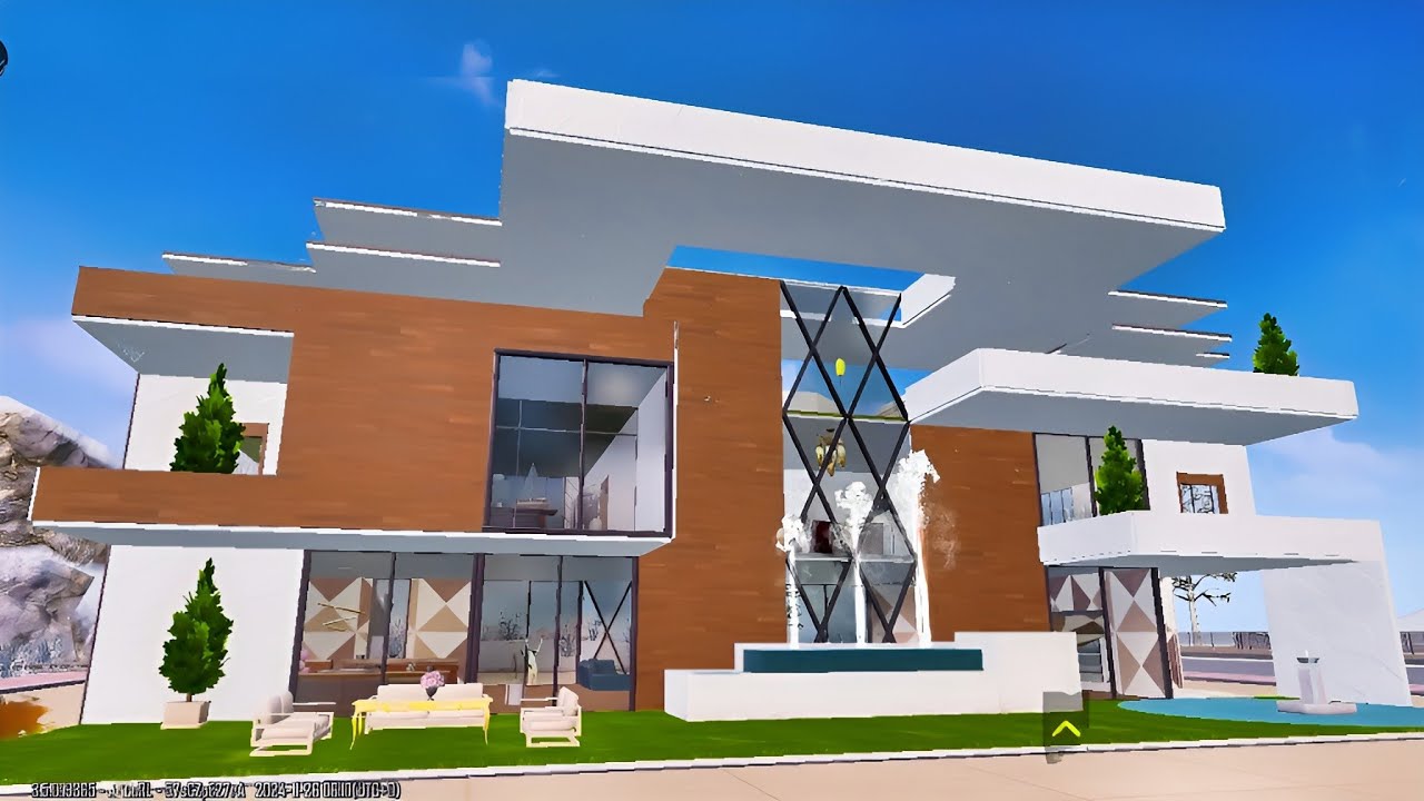 Best Pubg Mobile House Design With Swimming Pool For Level 20-24 🔥💯 ...