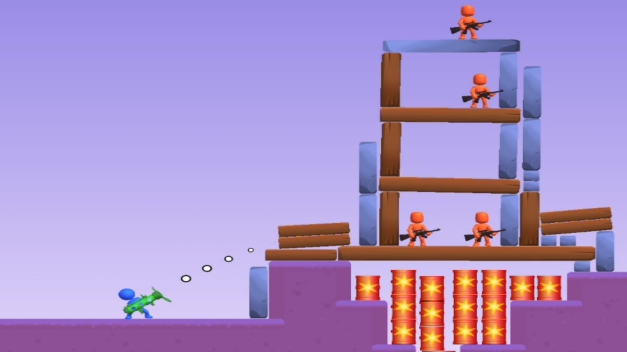 Bazooka boy Android gameplay walkthrough, iOS - YouTube