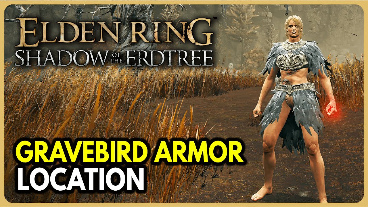 Gravebird Armor Location - Elden Ring Shadow of the Erdtree DLC - YouTube