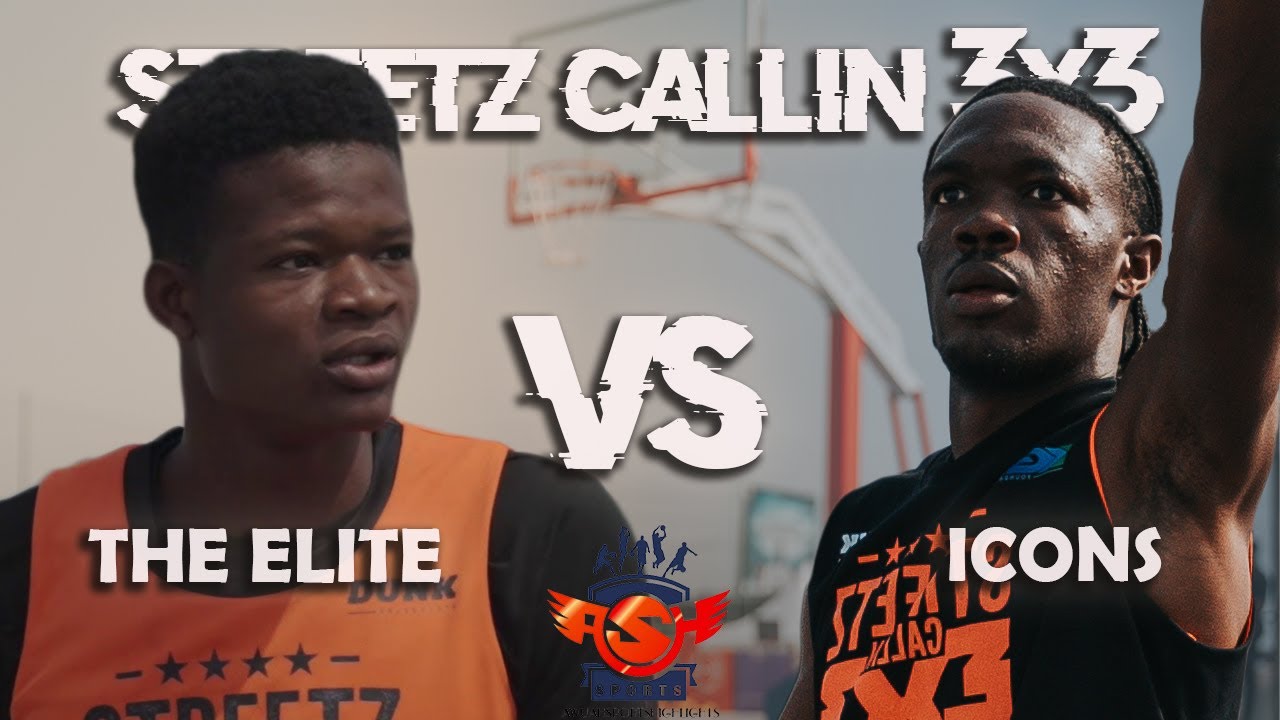 Streetz Callin 3x3 The Elite vs Icons Full Game Highlights - YouTube