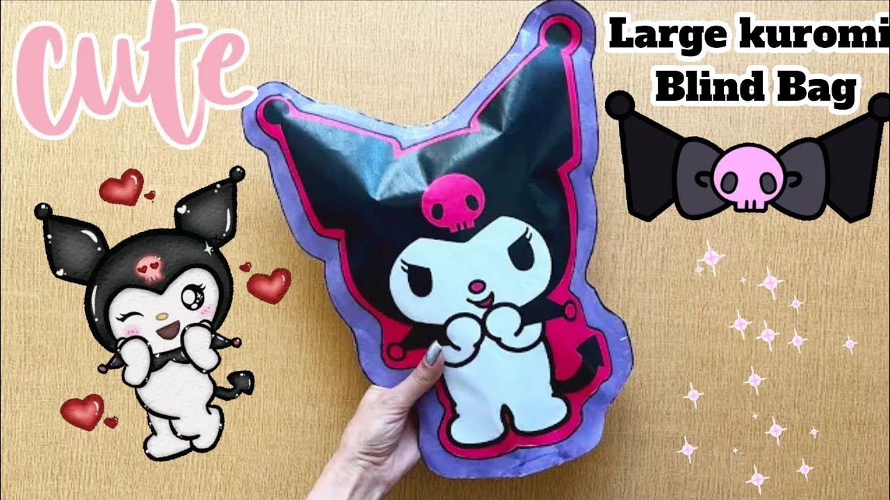 Unboxing Large Blind Bag Paper π Asmrπ Kuromi Sanrio π Satisfying