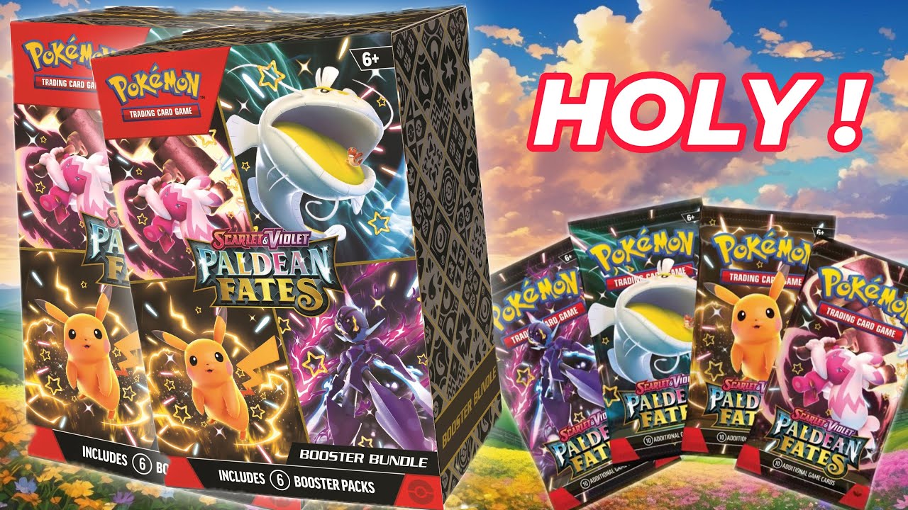 PALDEAN FATES BOOSTER BOX UNBOXING - YouTube