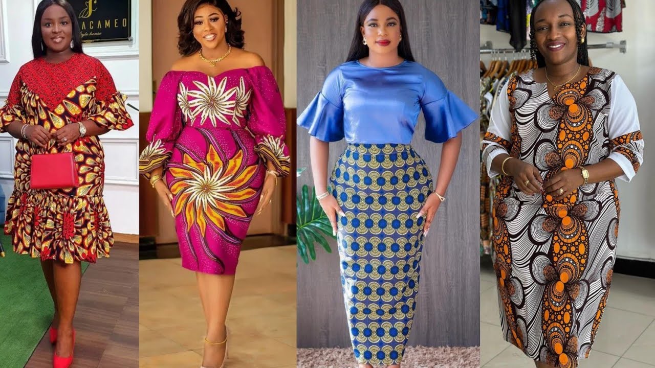 KITENGE FASHION STYLES MITINDO MIPYA YA MAGAUNI YA VITENGE AFRICAN ...