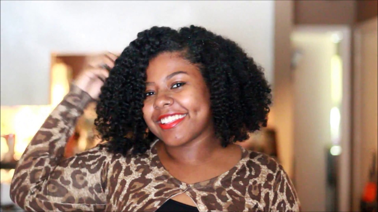 TWIST OUT ON 3C/4A HAIR---- USING AS I AM CURL ENHANCING CREAM - YouTube