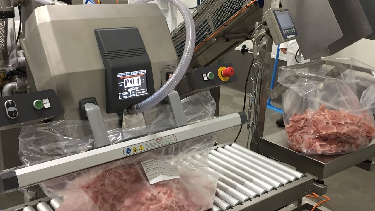 Bacon / meat - Modified Atmosphere Packaging (MAP) - YouTube